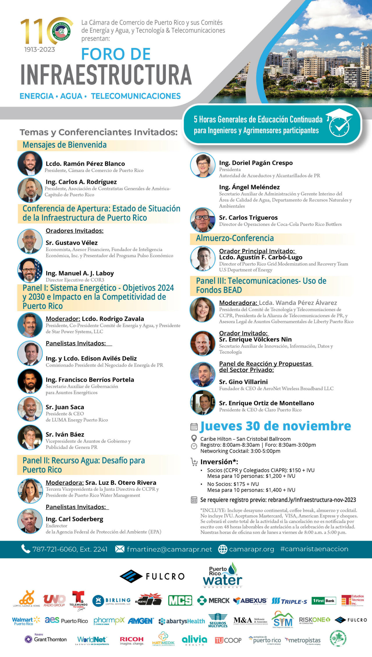 Infrastructure Forum - Puerto Rico Chamber of Commerce